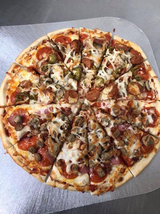 Footers menu in Sidney, Montana, USA