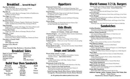 Finch's Family Restaurant of Creedmoor menu in Creedmoor, North ...