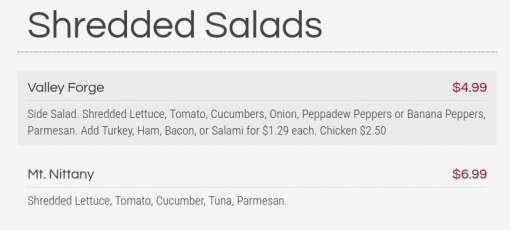 Menu for Hoagies and Hops Butler-Tarkington in Indianapolis, IN | Sirved