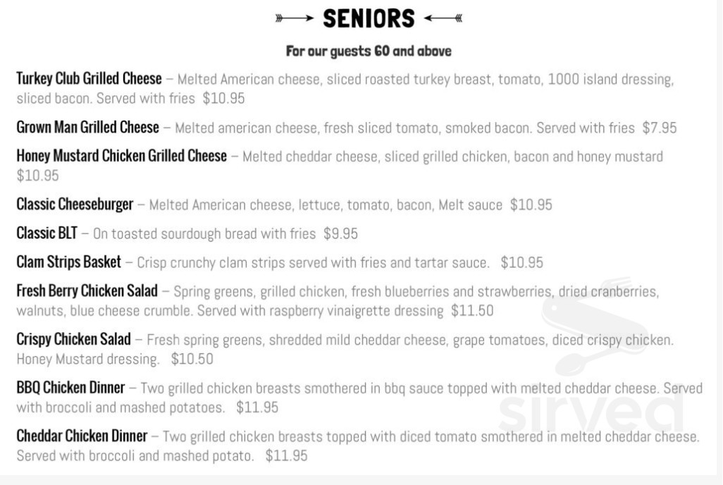 Menu - Middle Island NY's MELTology Bar & Grilled Cheese | Sirved