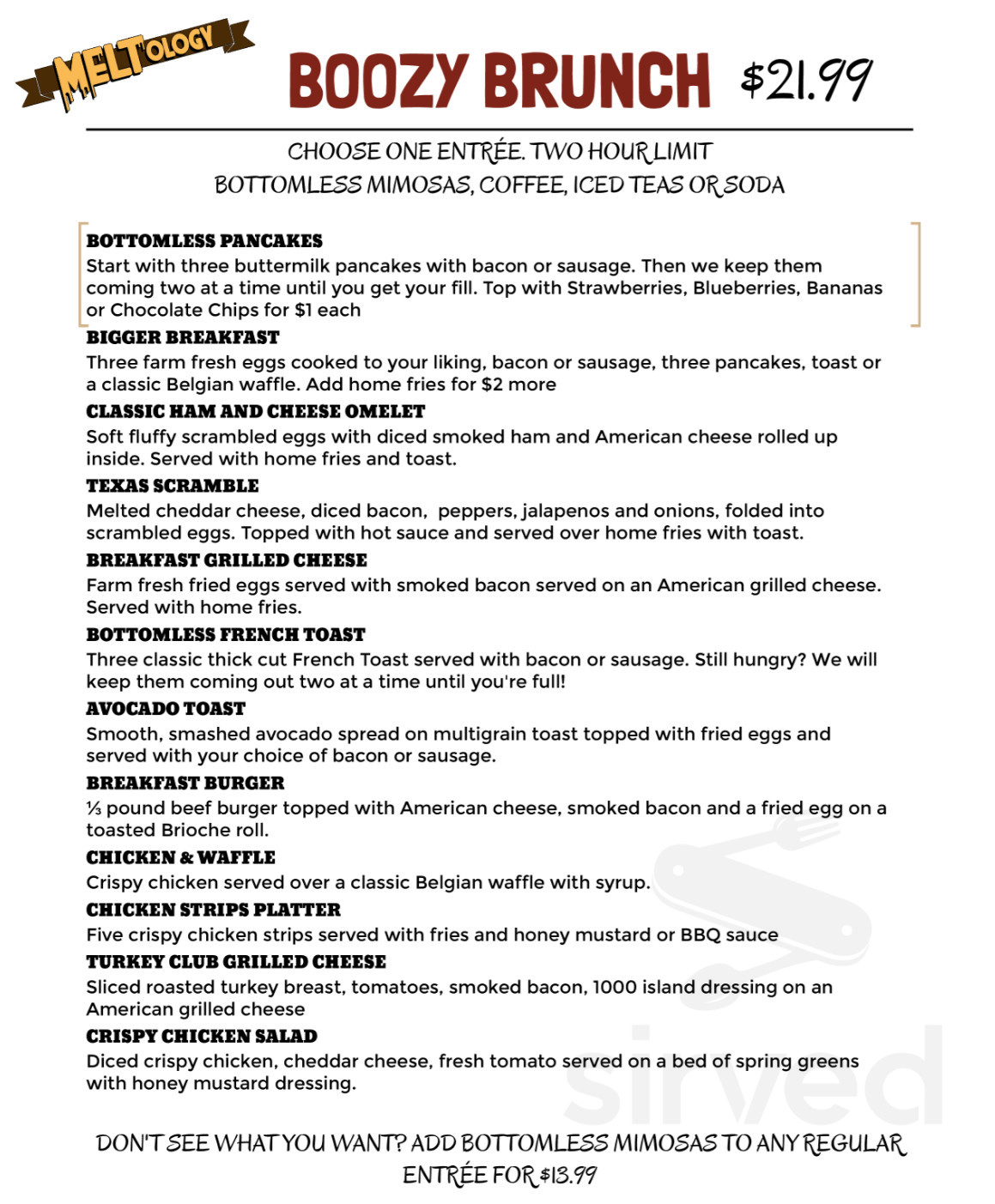 MELTology Bar & Grilled Cheese menu in Middle Island, New York, USA