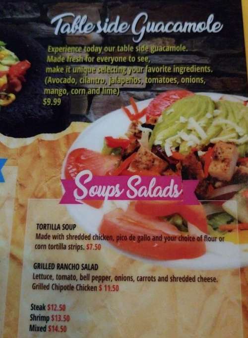 Rancho Loco Grill & Bar menu in Forest Lake, Minnesota, USA