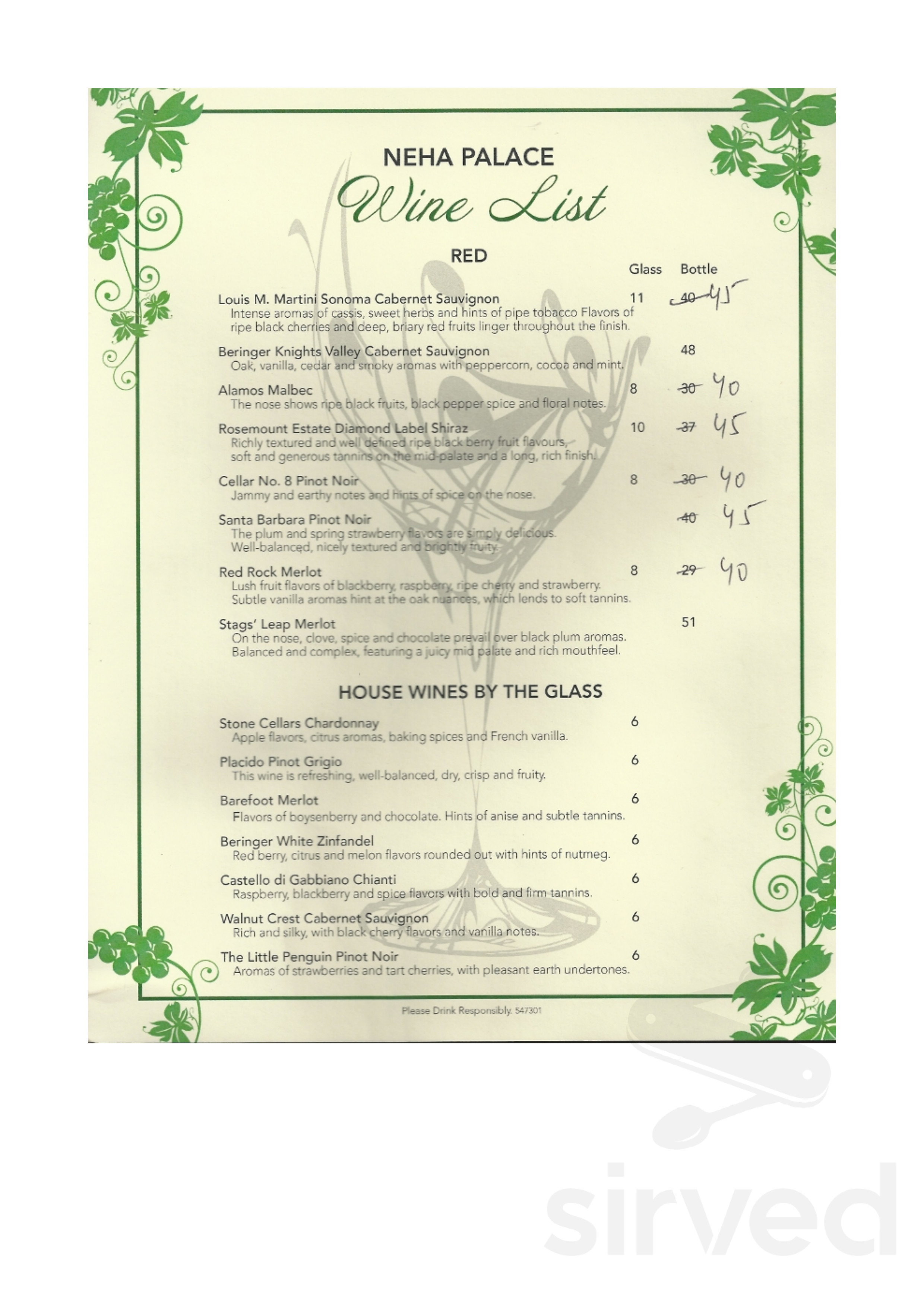 Neha Palace Indian Restaurant, Banquet Hall & Party Venue menu in ...