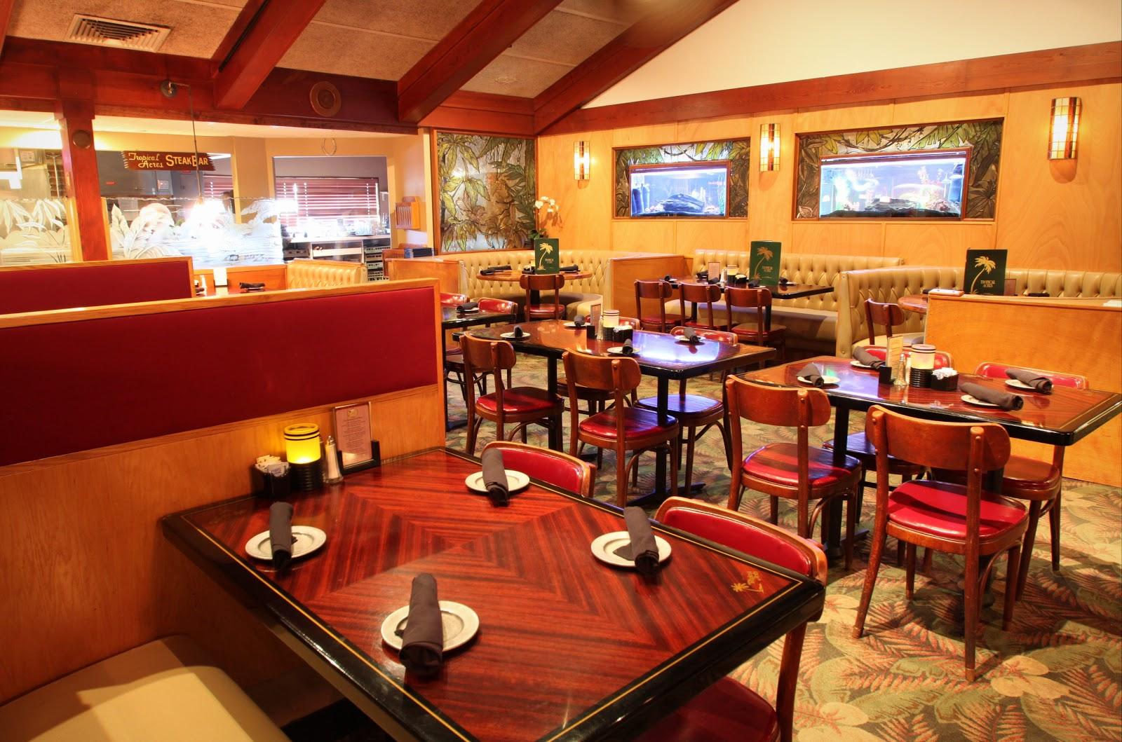 Tropical Acres Steakhouse menu in Fort Lauderdale, Florida, USA