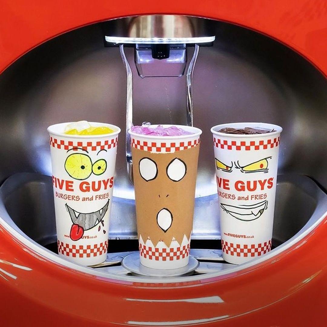 Five Guys menu in Avon, Connecticut, USA