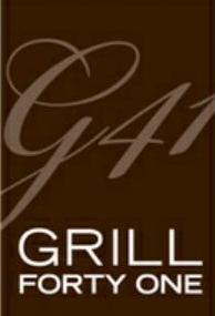 Menu for Grill 41 in Ottawa, ON | Sirved