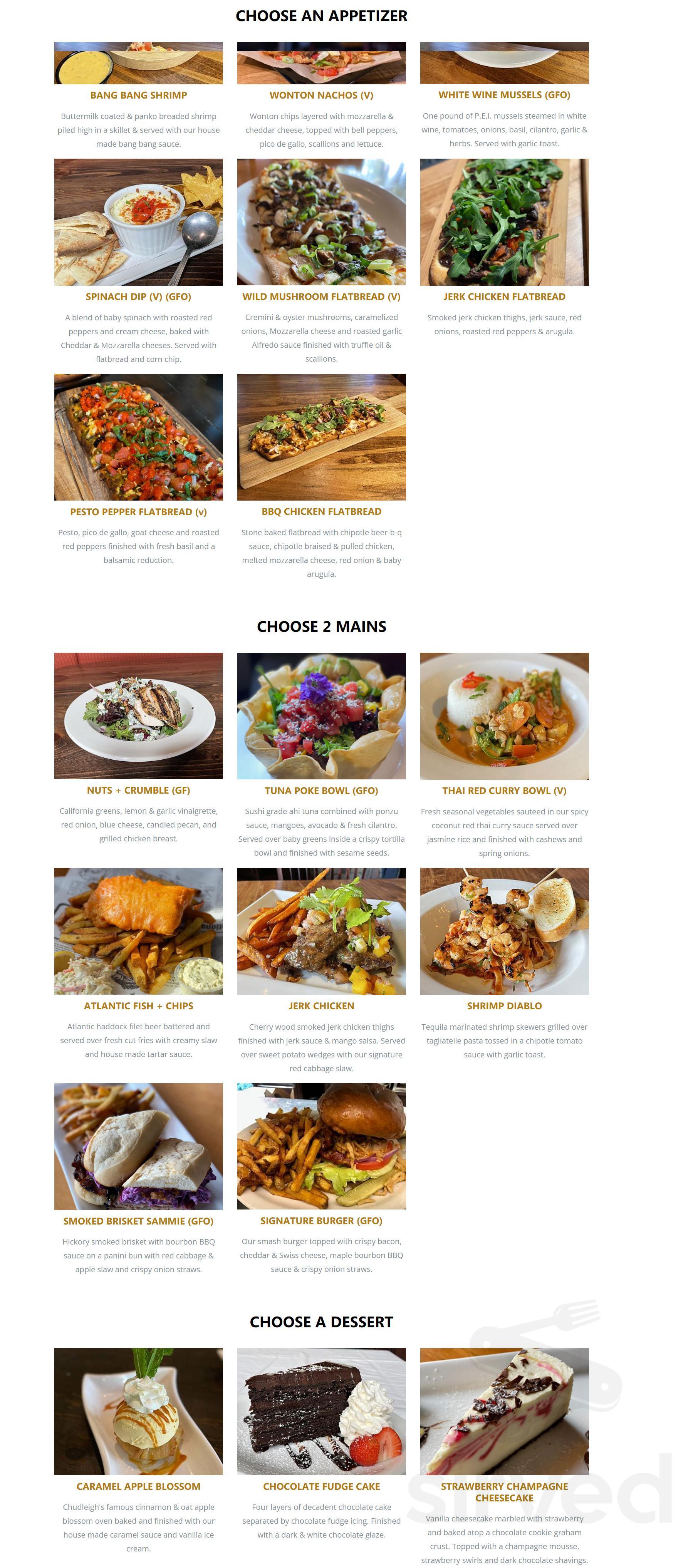 District Kitchen + Bar menu in Burlington, Ontario, Canada