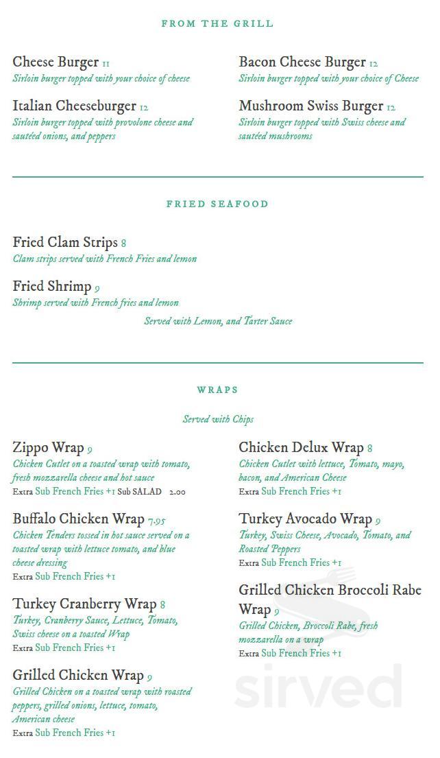 Nonna Lucia's menu in Watertown, Connecticut, USA