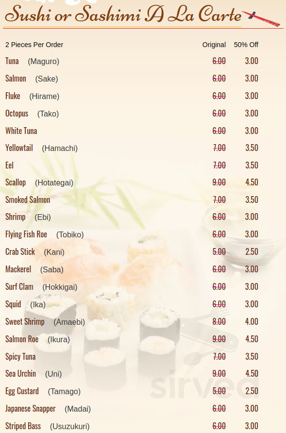 Kumo menus in Hamden, Connecticut, United States