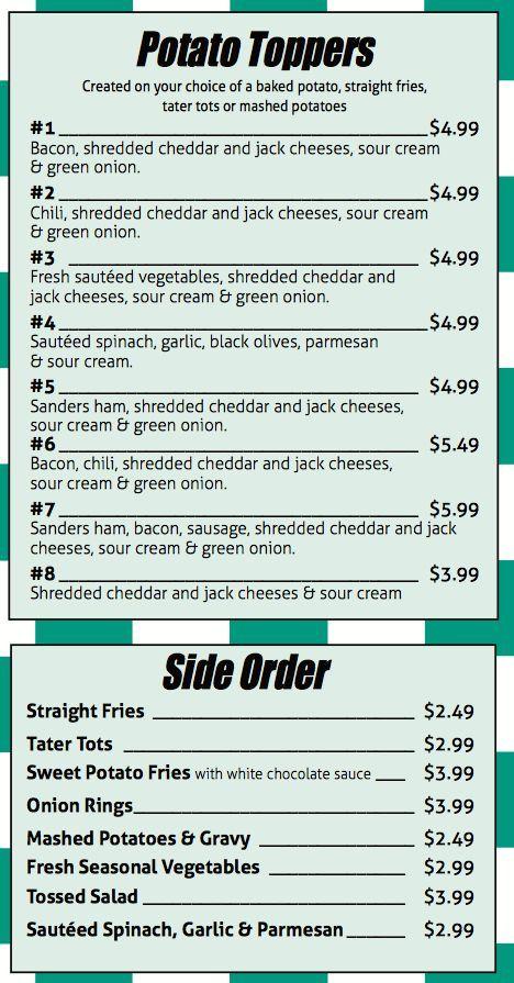 House of Flavors Restaurant menu in Ludington, Michigan, USA