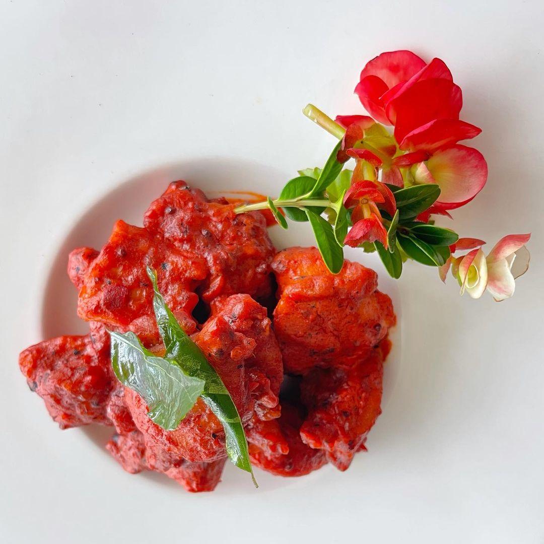 Mantra menu in Paramus, New Jersey, USA