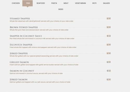 Cove Restaurant menu in Queens, New York, USA