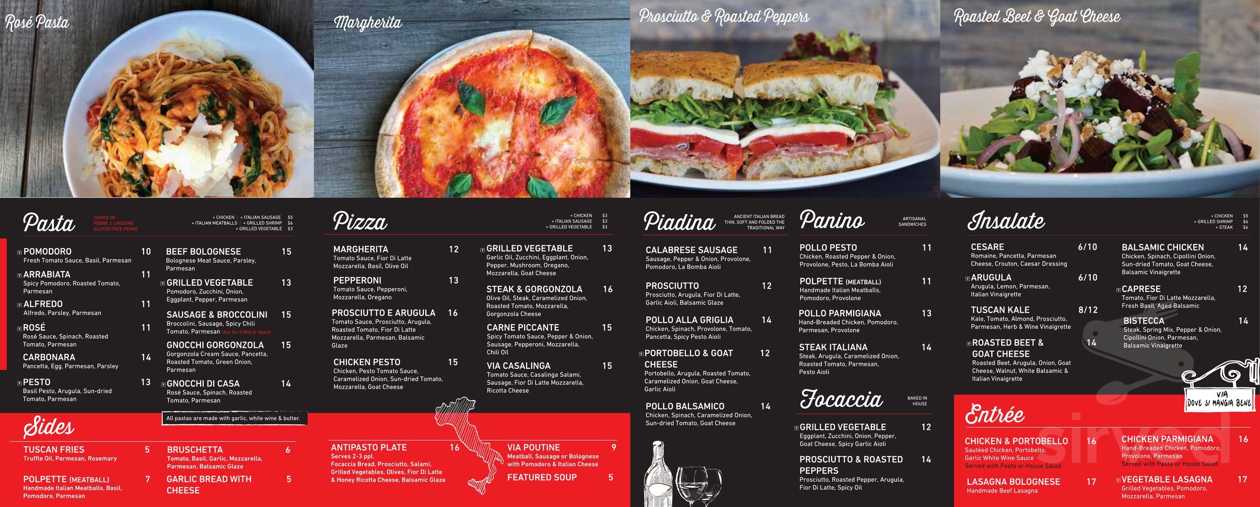 Via Cibo Menu In Calgary Alberta Canada via-cibo-menu-in-calgary-alberta-canada