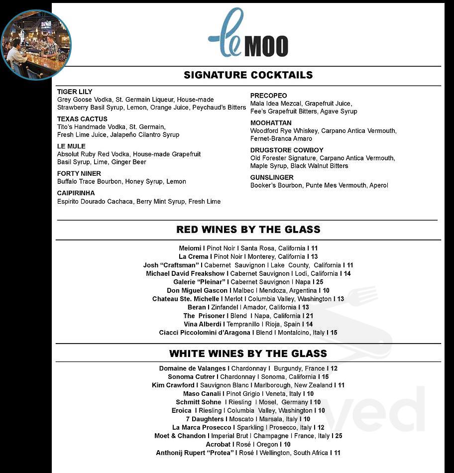 Le moo menu store