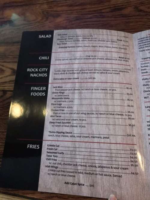 Halfway Inn menu in Olean, New York, USA