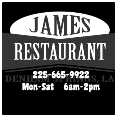 Menu for James Restaurant in Denham Springs, LA | Sirved