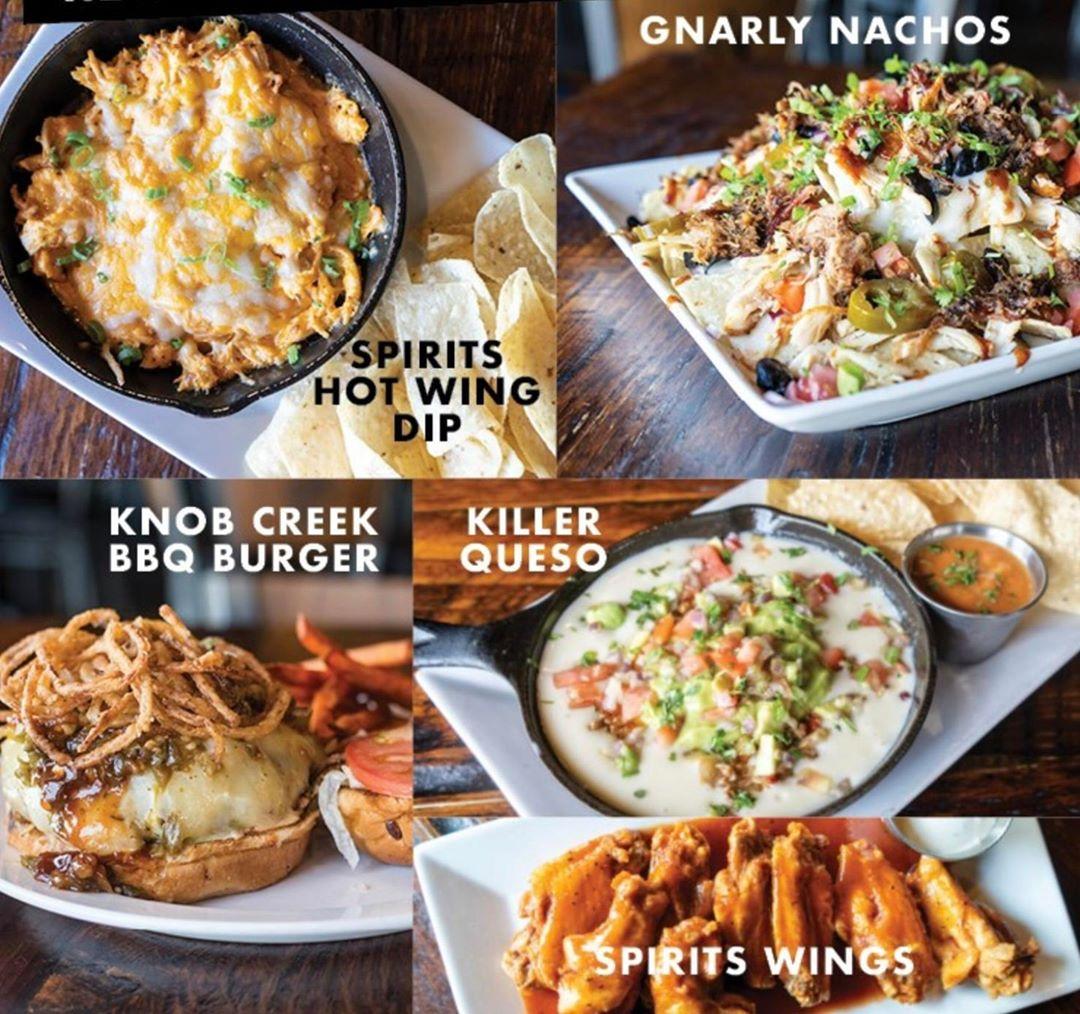 Spirits Food & Friends menu in Alexandria, Louisiana, USA