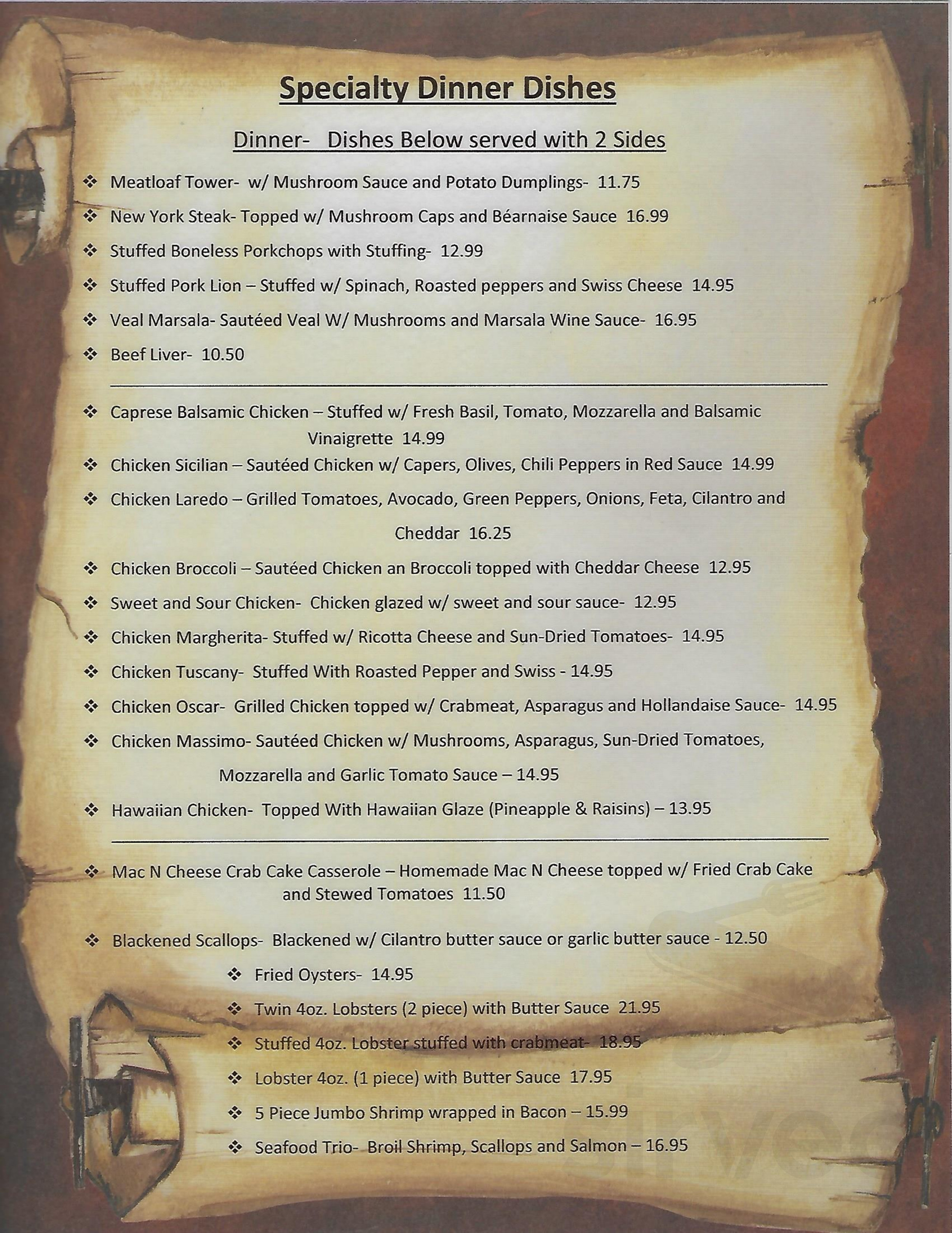 Tom Jones Family Restaurant Menu - Brookhaven, Pennsylvania | Sirved