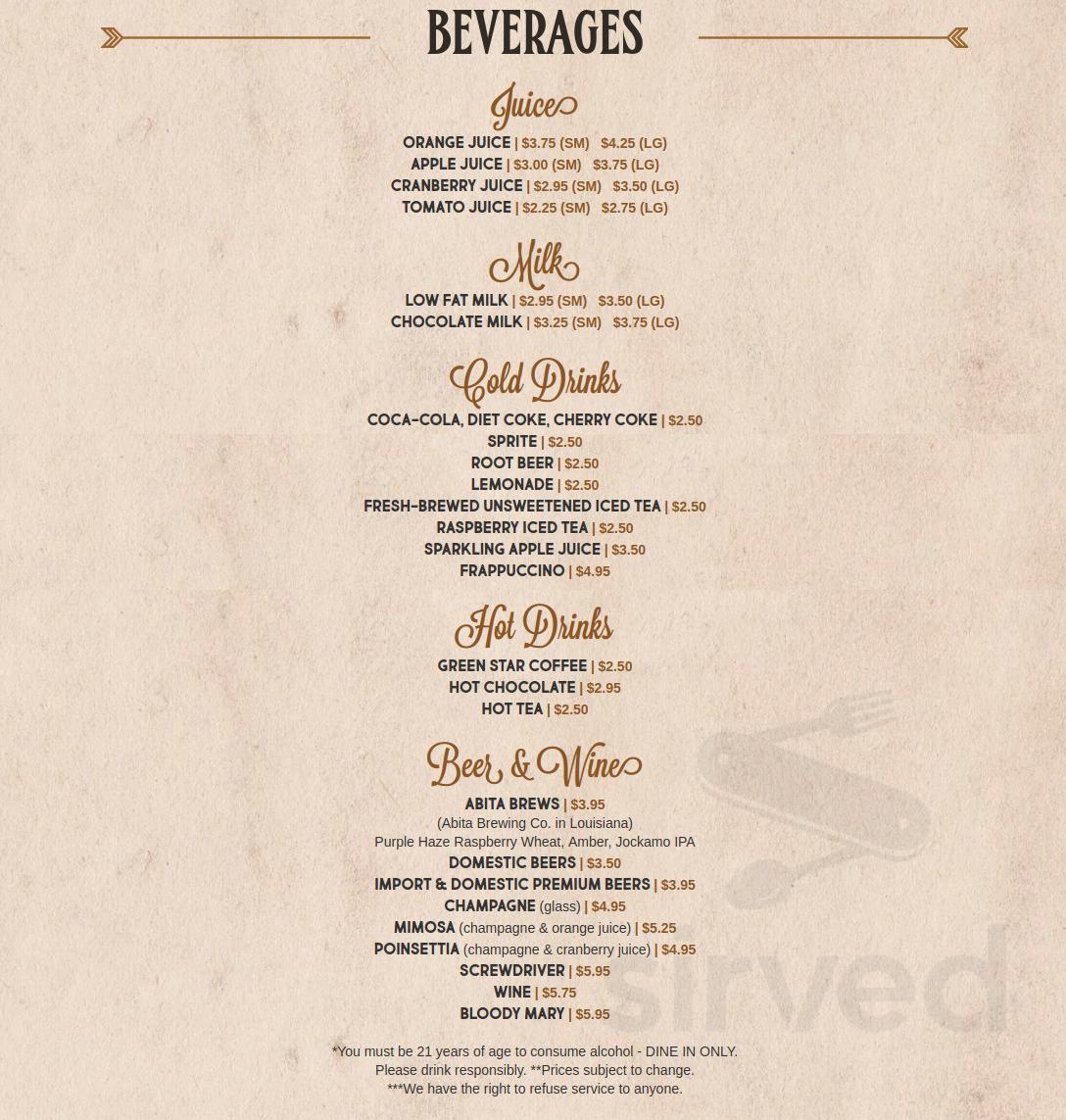 Cajun Kitchen Cafe menu in Lompoc, California, USA