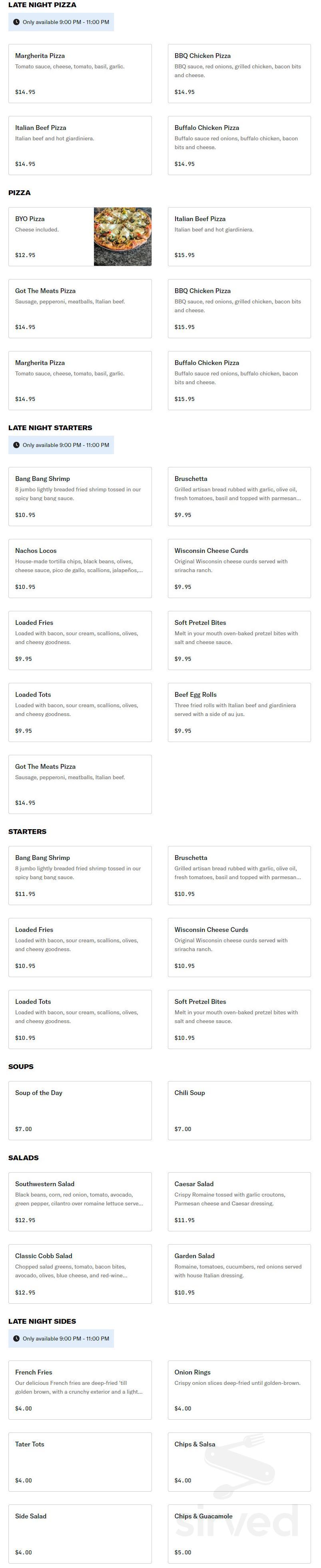 Tipsy Goat Bar & Grill menu in River Grove, Illinois, USA