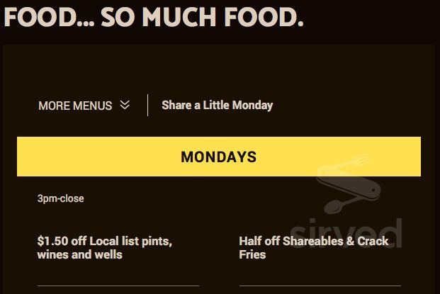 HopCat menu in Grand Rapids, Michigan, USA