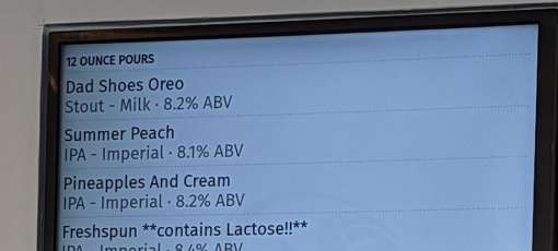 Menu for Tree House Brewing Company - Sandwich in Sandwich, MA | Sirved