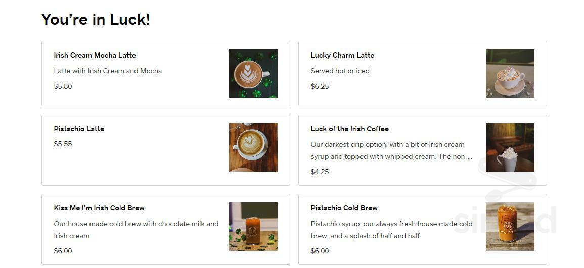 Scout Coffee menu in Blue Springs, Missouri, USA