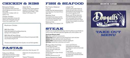 Menu for The Whistling Duck in Brighton, ON | Sirved