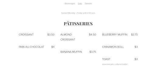 Menu for Mercat Bistro in Dallas, TX | Sirved