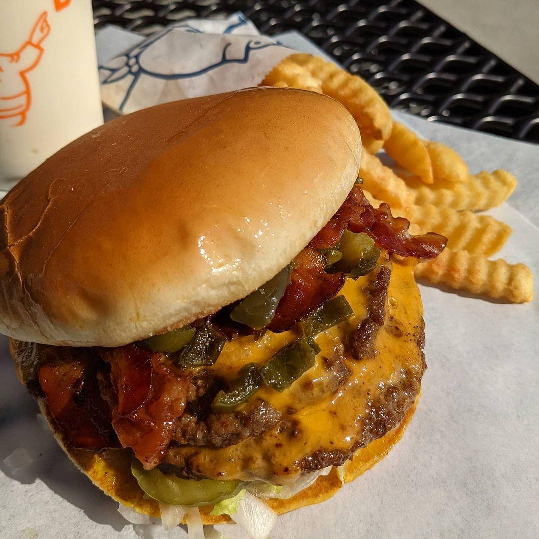 Burger Boy menu in San Antonio, Texas, USA