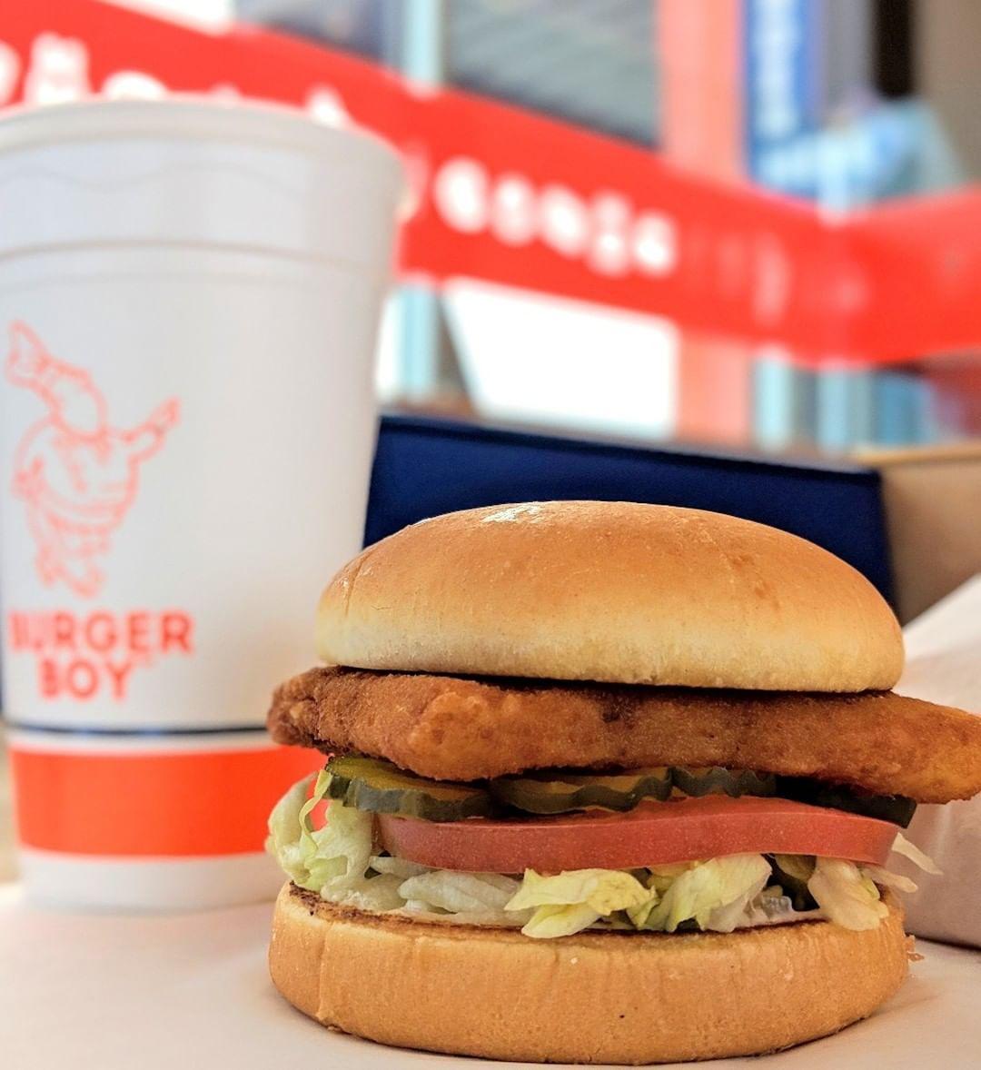 Burger Boy menu in San Antonio, Texas, USA