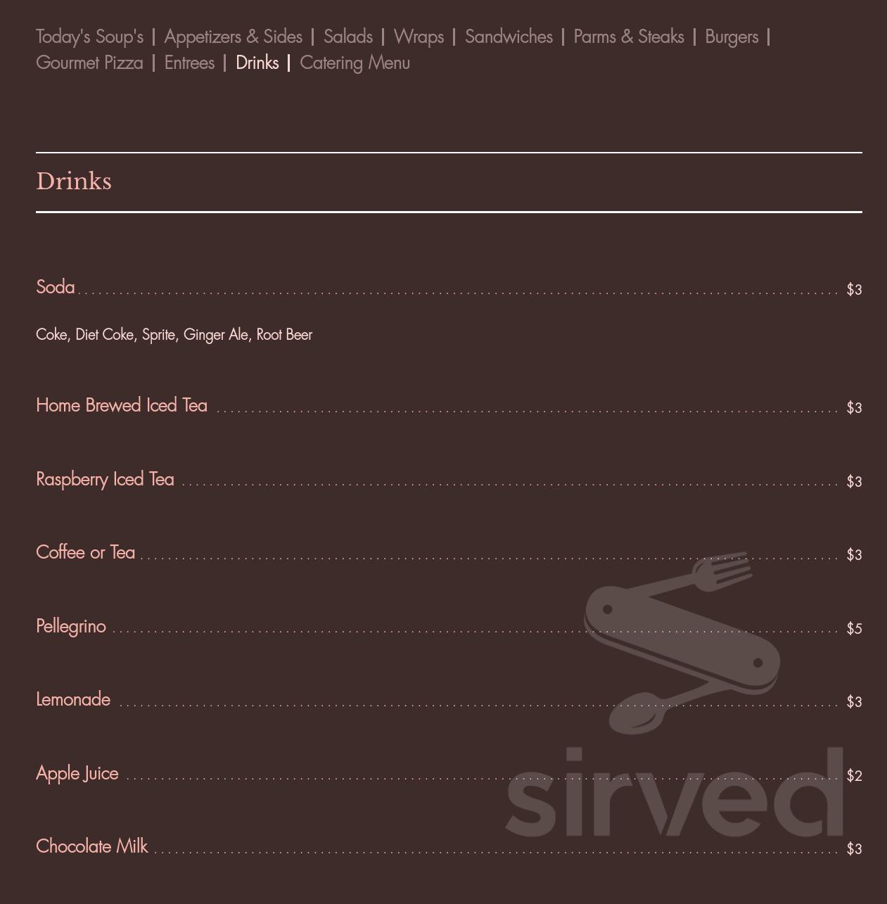 The Fat Tomato Italian Bistro menu in Berlin Township, New Jersey, USA