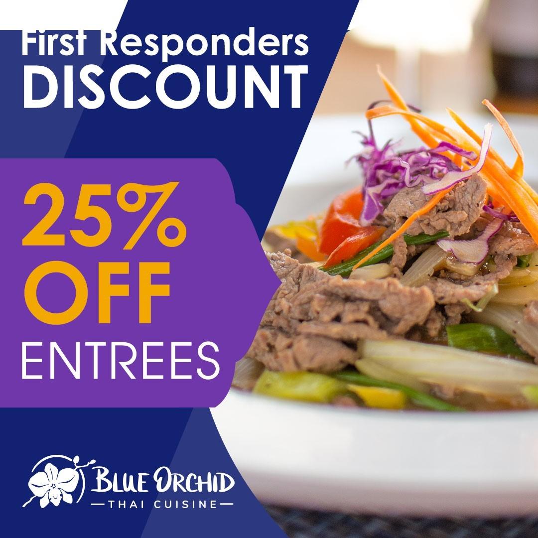 Blue Orchid Thai Cuisine menu in Jacksonville, Florida, USA