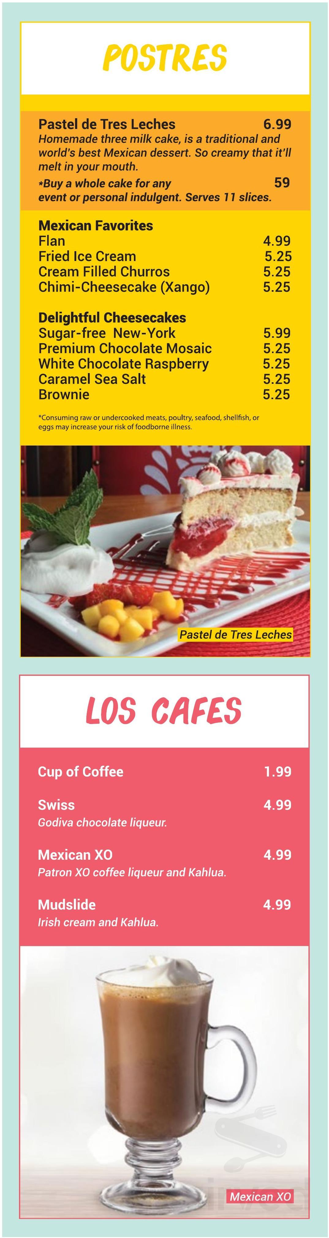 Casa Real Cantina & Grill menu in Springfield, Illinois, USA