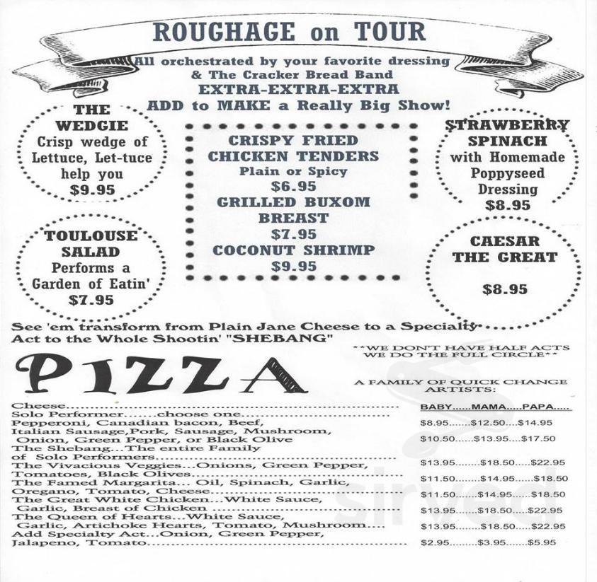 The Shebang menu in Afton, Oklahoma, USA