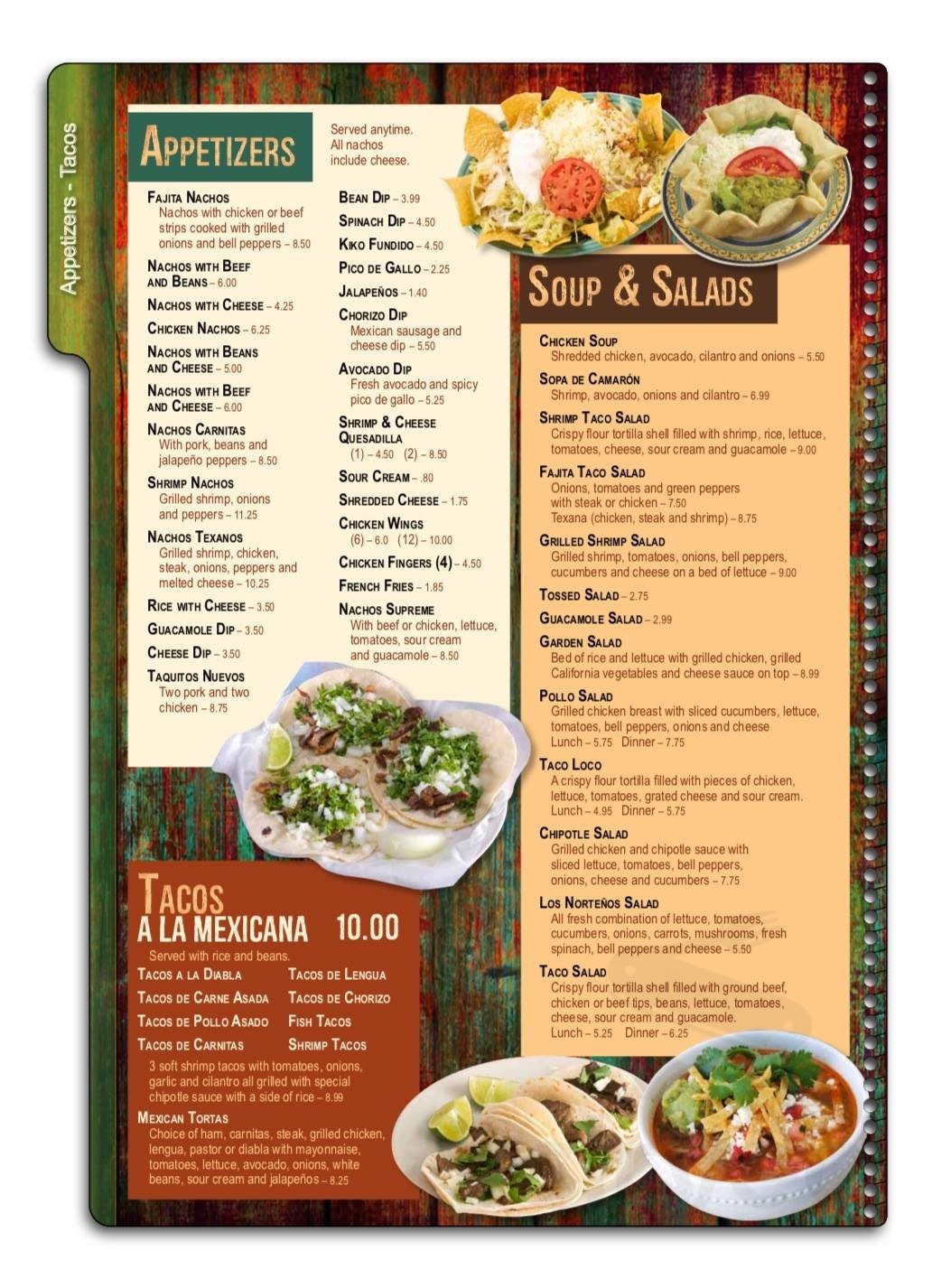 Los Nortenos menus in Collinsville, Virginia, United States
