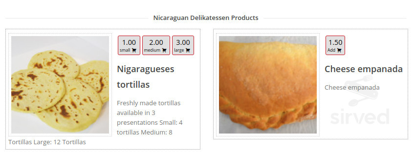 Pinolandia Hollywood menu in Pembroke Pines, Florida, USA