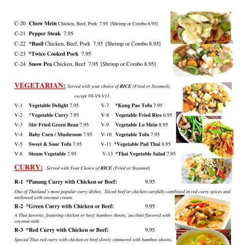 Jitra Thai Cuisine menu in Del Rio, Texas, USA