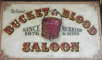 Menu for Bucket of Blood Saloon in Virginia City, NV | Sirved