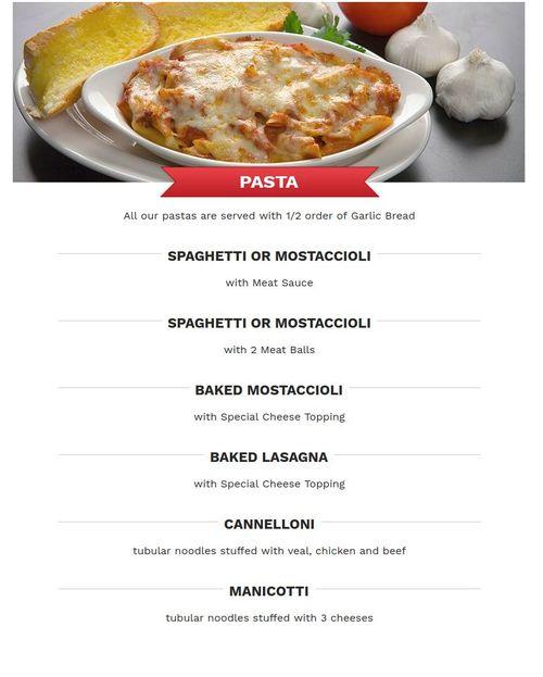 Imo's Pizza menu in St. Louis, Missouri, USA