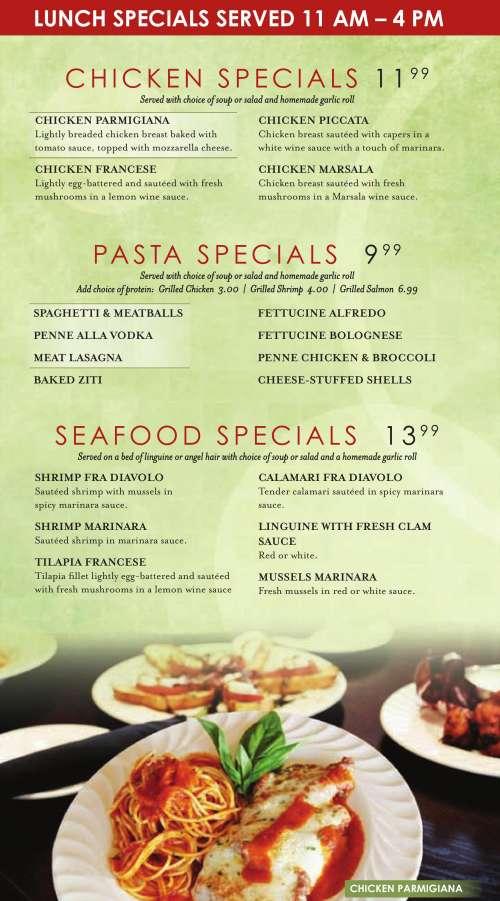 Sal's Italian Ristorante menu in Jupiter, Florida, USA
