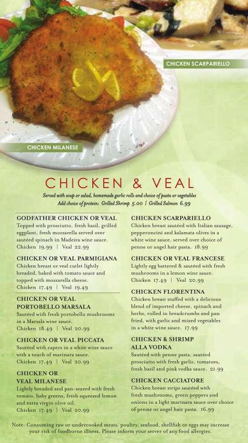 Sal's Italian Ristorante menu in Jupiter, Florida, USA