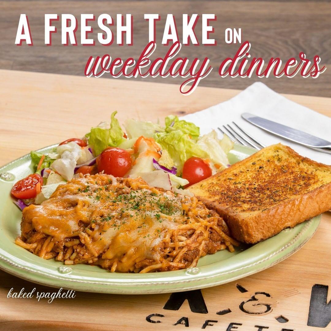 K&W Cafeteria menu in Greensboro, North Carolina, USA