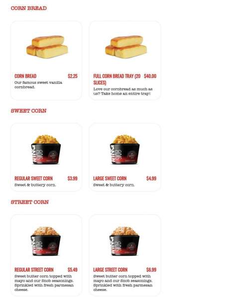 Wing Snob menu in Roseville, Michigan, USA