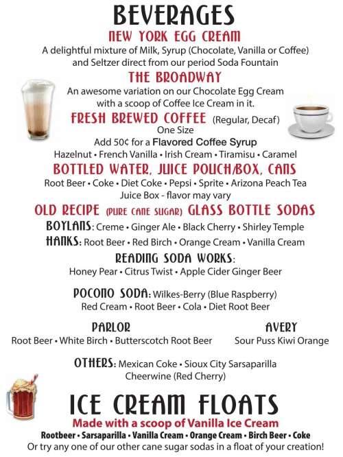 Ballyhoo ? Purveyors of Fine Ice Cream menu in West Pittston ...