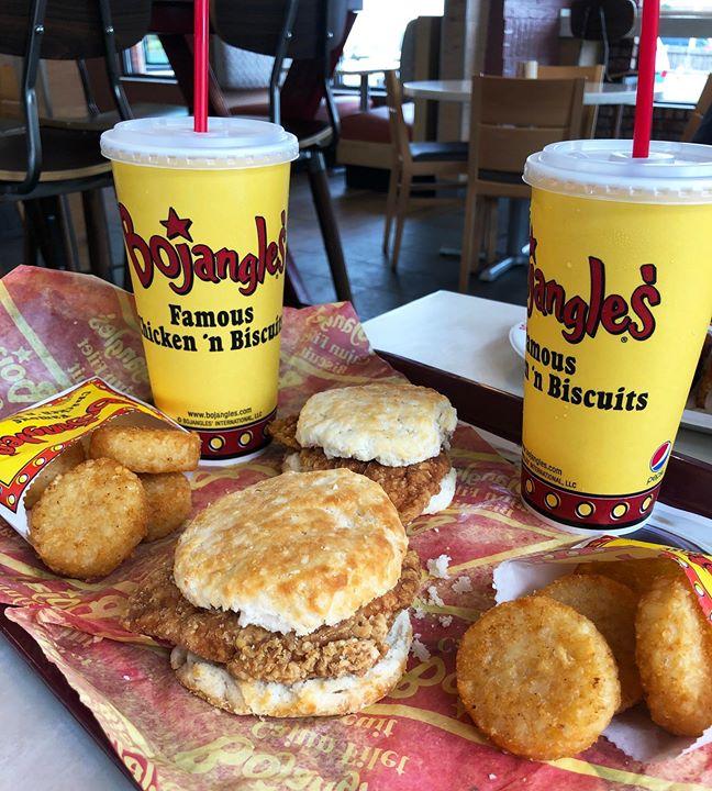 Bojangles menu in South Hill, Virginia, USA