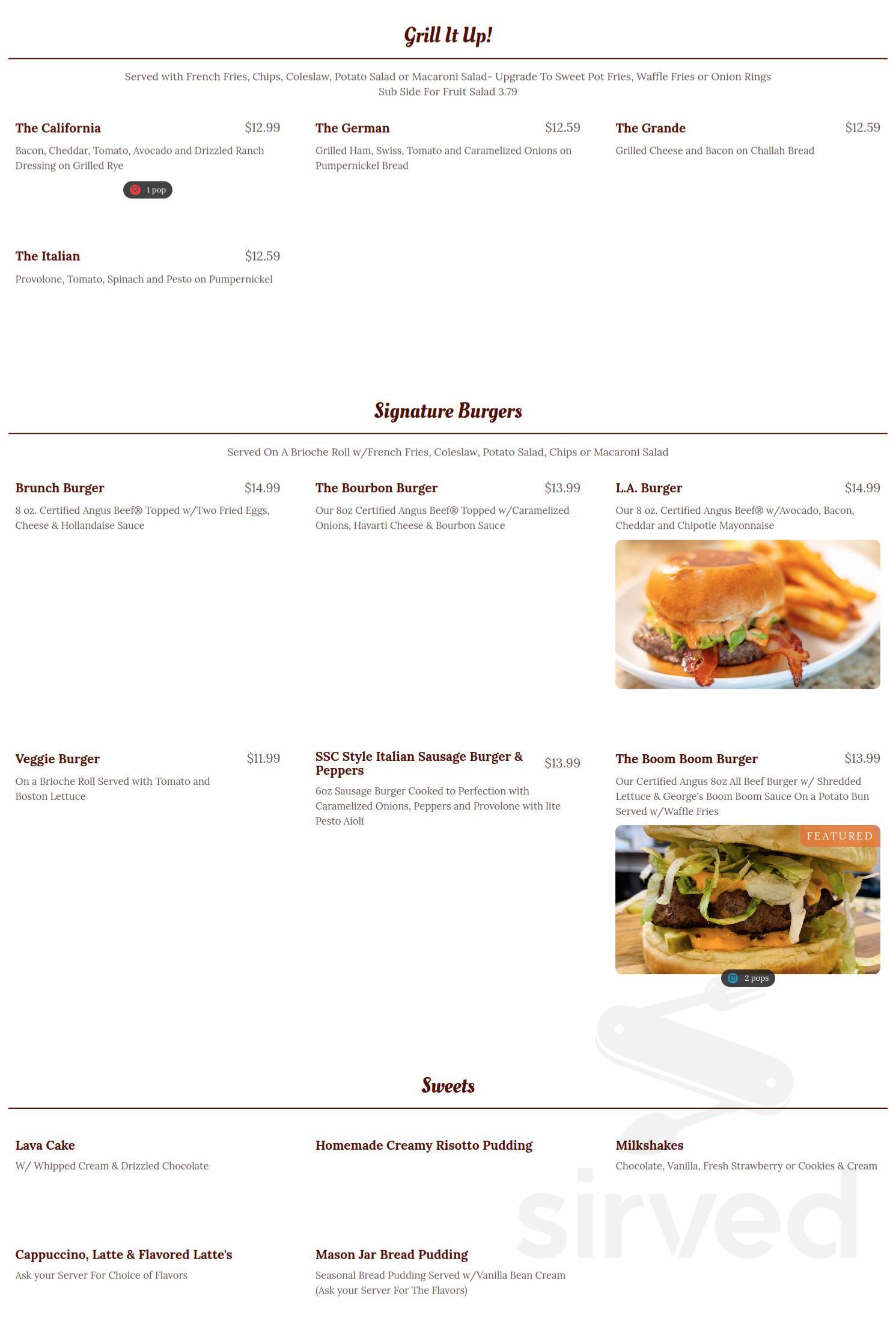 State Street Cafe menu in North Haven, Connecticut, USA