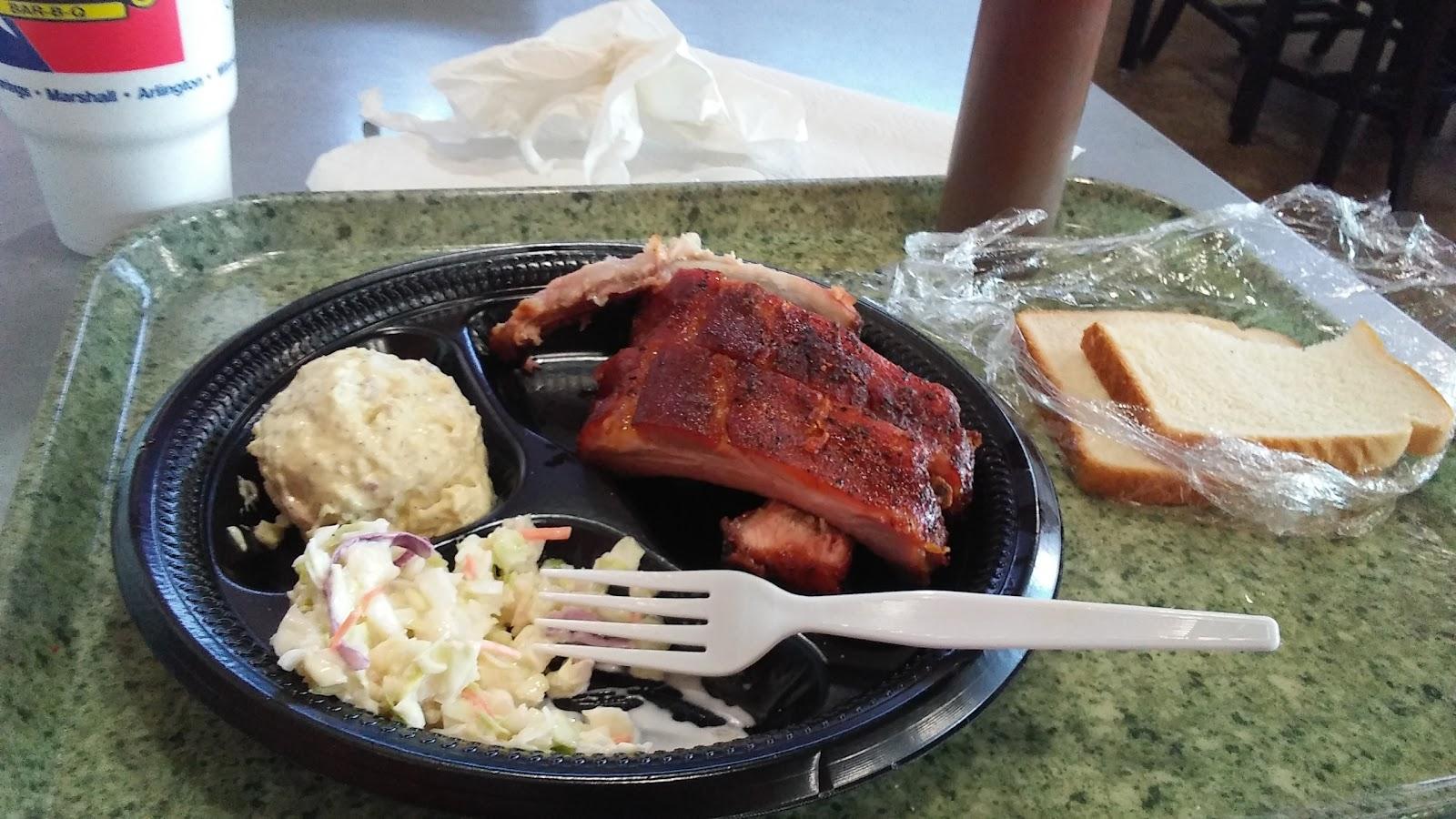 Bodacious BBQ menu in Tyler, Texas, USA