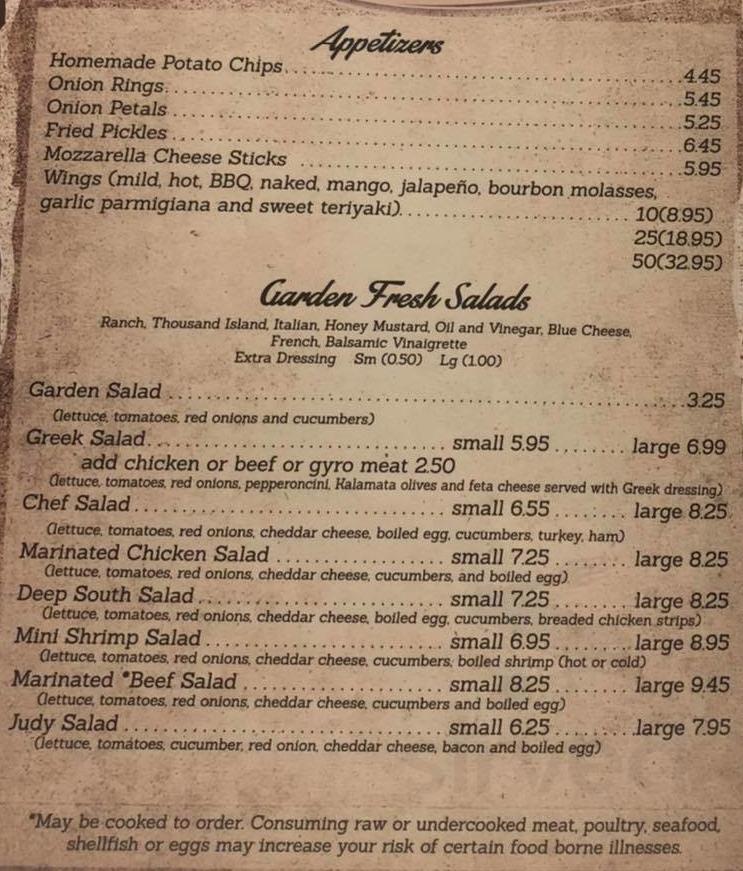 Rockwell Diner menus in Rockwell, North Carolina, United States