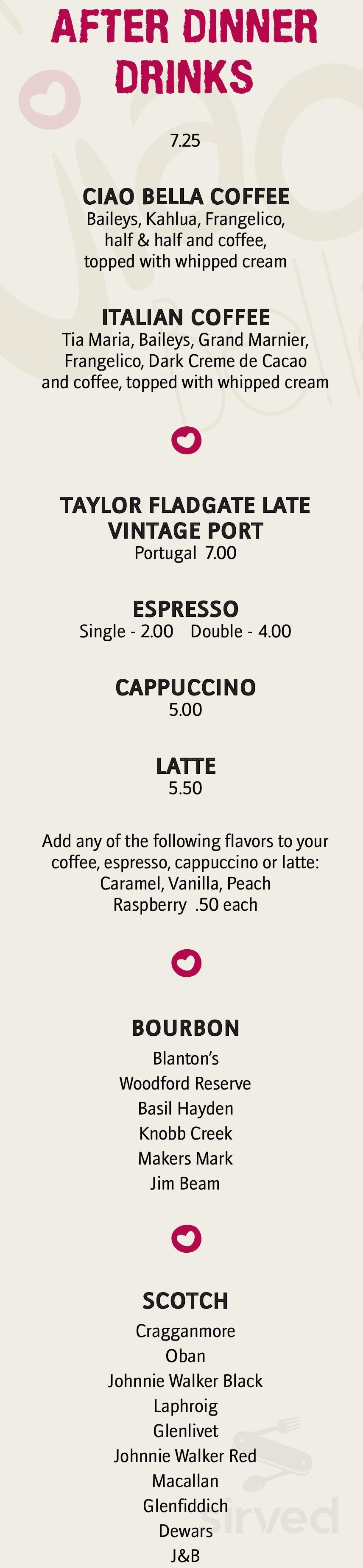 Ciao Bella menus in Port Clinton, Ohio, United States